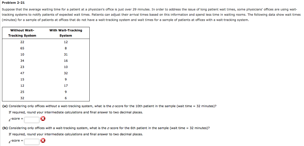 Solved Problem 2-21 Suppose that the average waiting time | Chegg.com Solved Problem 2-21 Suppose that the average waiting time | Chegg.com