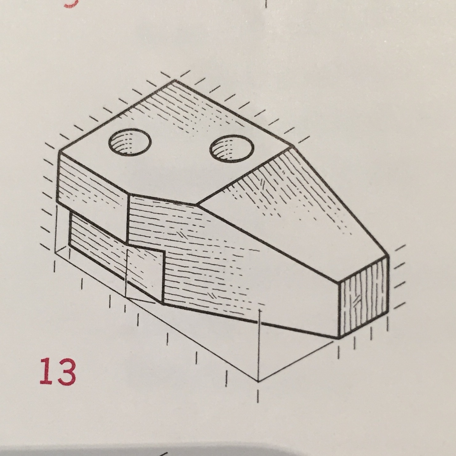 Solved Draw the front, top, and right side views of | Chegg.com