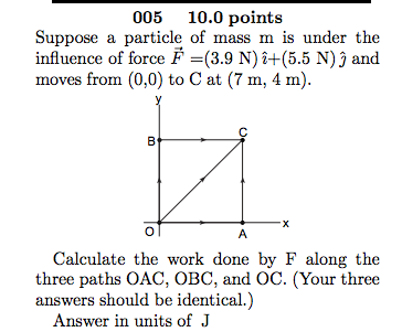 Solved Suppose a particle of mass m is under the influence | Chegg.com