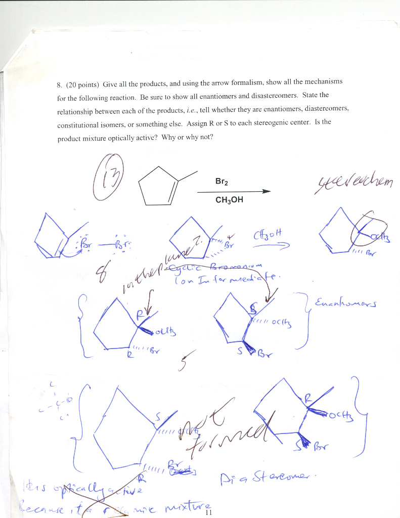 Solved Give all the products, and using the arrow formalism, | Chegg.com