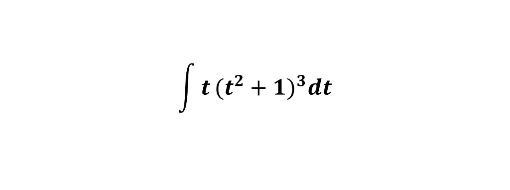 Solved integral t(t^2 + 1)^3 dt | Chegg.com