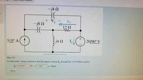 Solved Use the node - voltage method to find the planer | Chegg.com