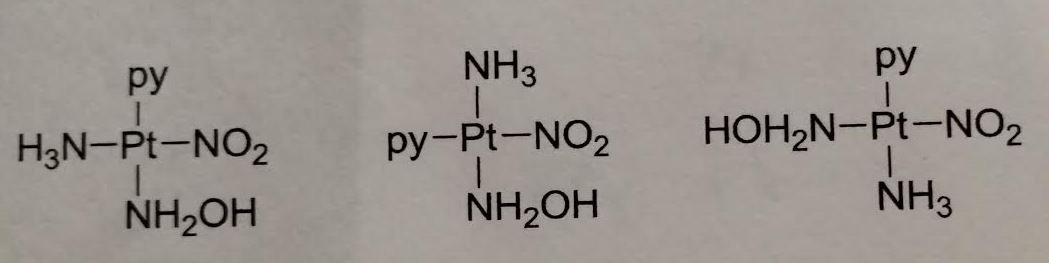 Solved inorganic chemistry PtCl4 reactions.#N#Starting from | Chegg.com