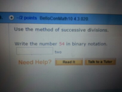 Solved Use the method of successive divisions. Write the | Chegg.com