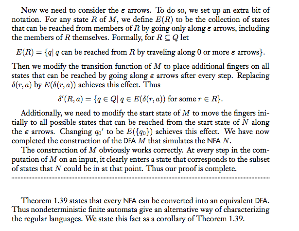 Solved Use the construction given in Theorem 1.39 to convert | Chegg.com