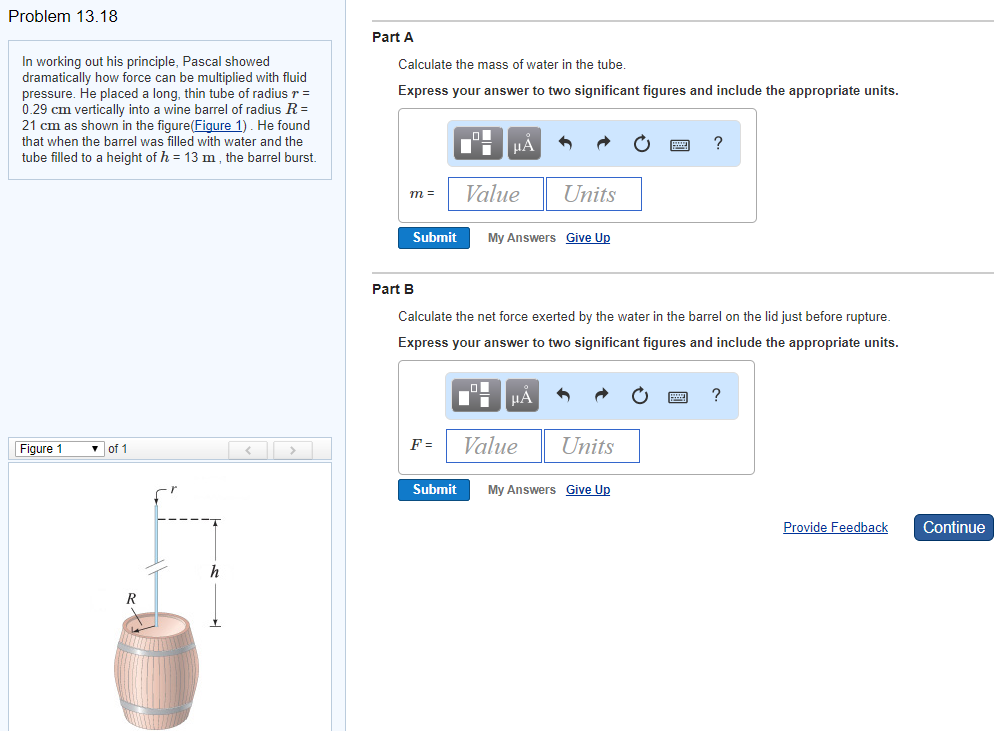 Solved In working out his principle, Pascal showed | Chegg.com