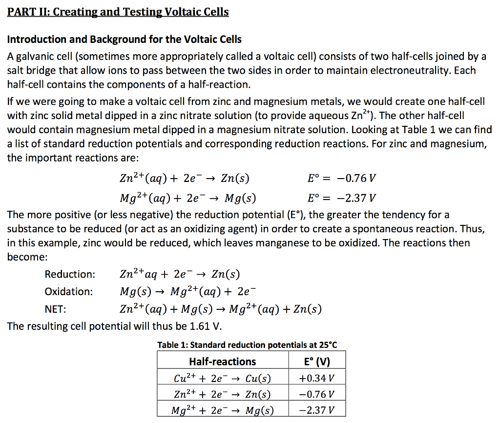Solved Calculate the theoretical cell potential (E°) of a | Chegg.com Solved Calculate the theoretical cell potential (E°) of a | Chegg.com