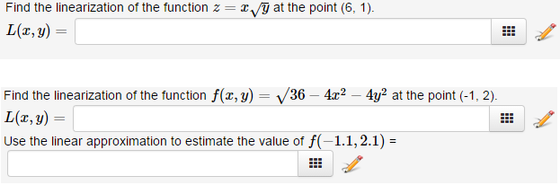 Solved Find The Linearization Of The Function Z X