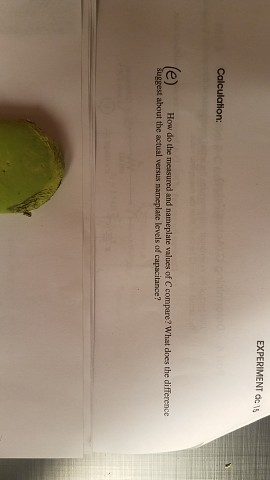 Solved Determining C (Actual value):: Construct the network | Chegg.com