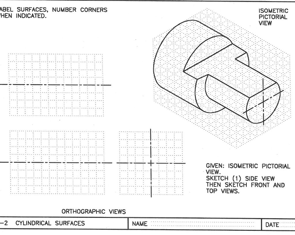 Solved J.W. & o.B. Craig FILE NUMBER TOP VIEW REAR (BACK) | Chegg.com