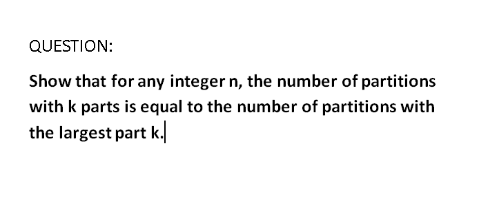 Solved QUESTIO: Show that for any integer n, the number of | Chegg.com