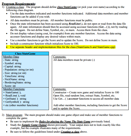 A data file named States.trt is available on the | Chegg.com