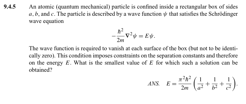 Solved An atomic (quantum mechanical) particle is confined | Chegg.com