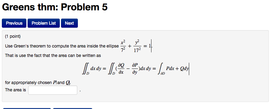 Solved Use Green's theorem to compute the area inside the | Chegg.com