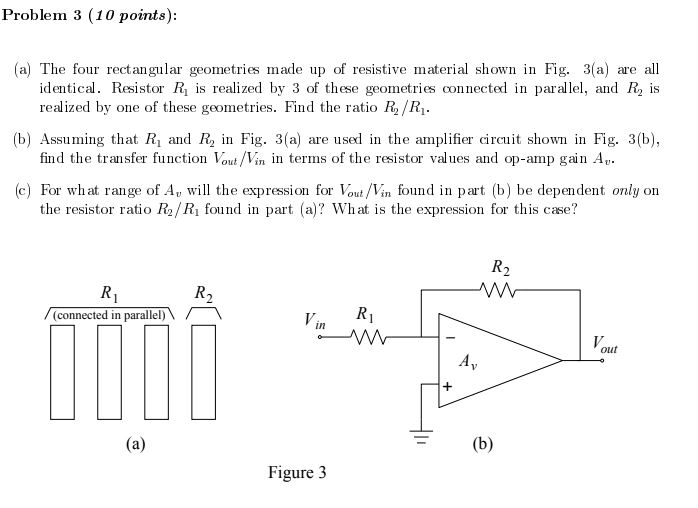 Solved Problem 3 (10 points): (a) The four rectangular | Chegg.com
