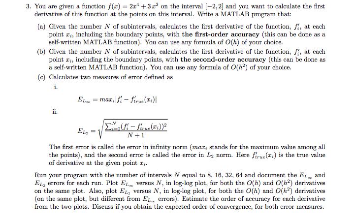 Solved 3. You are given a function f(x 2r3r on the interval | Chegg.com