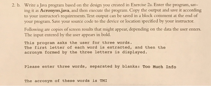 Solved Answer only for 2b | Chegg.com