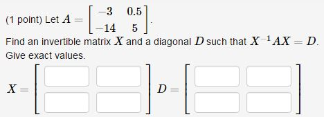 Solved Linear Algerbra Diagonalization: Find an invertible | Chegg.com