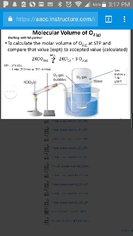 Solved Molar Mass of Oxygen Lab answer review. I want to kow | Chegg.com