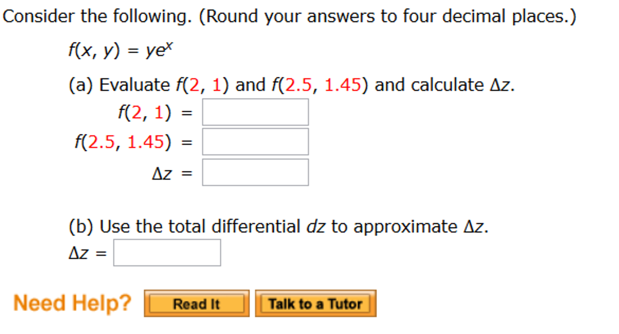 Solved Consider the following. (Round your answers to four | Chegg.com