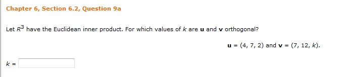 Solved Let R3 have the Euclidean inner product. For which | Chegg.com