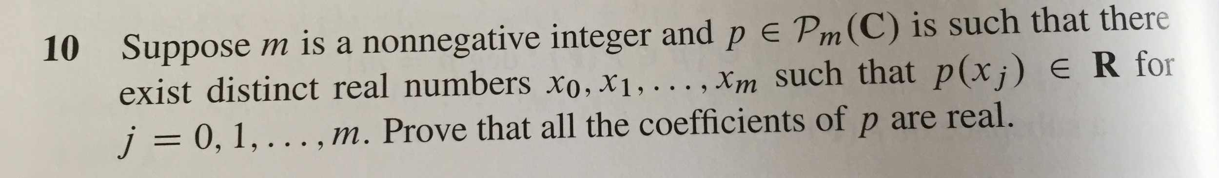 Solved Suppose m is a nonnegative integer and p P_m(C) is | Chegg.com