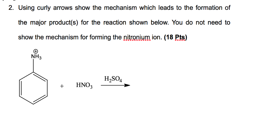 Solved 2. Using curly arrows show the mechanism which leads | Chegg.com
