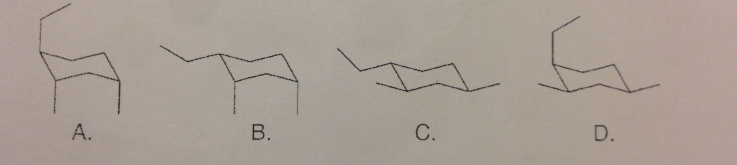 Solved Rank the following conformers of the isomers | Chegg.com