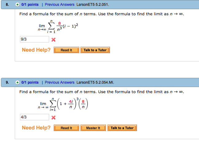 Solved Find a formula for the sum of n terms. Use the | Chegg.com