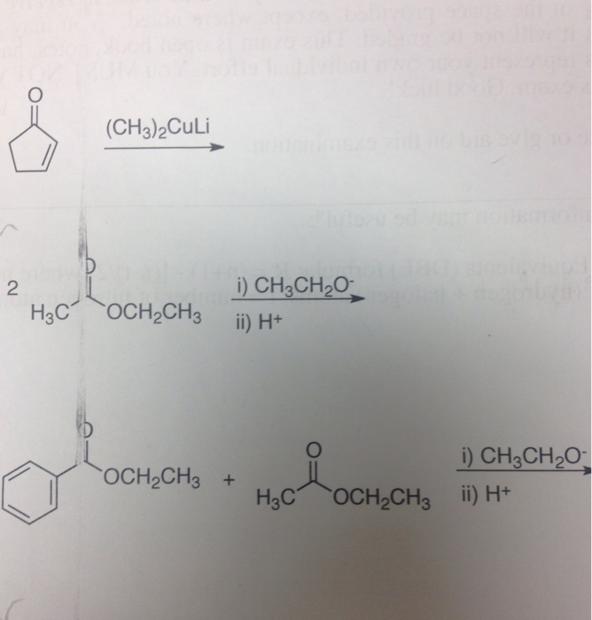 Solved (CH3)2Culi 2 j) CH3CH2O 2CH3 i) H+ j) CH3CH20 i) | Chegg.com