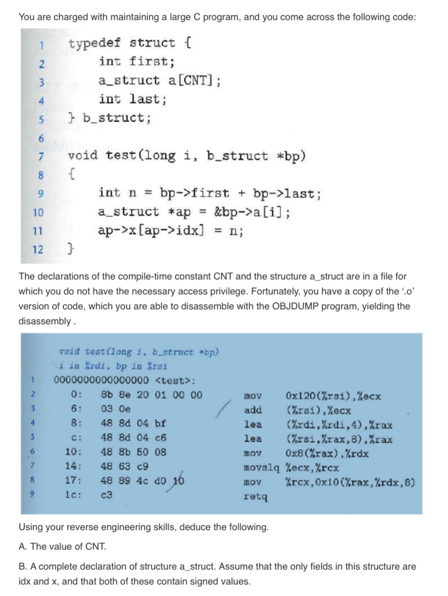 You are charged with maintaining a large C program, | Chegg.com