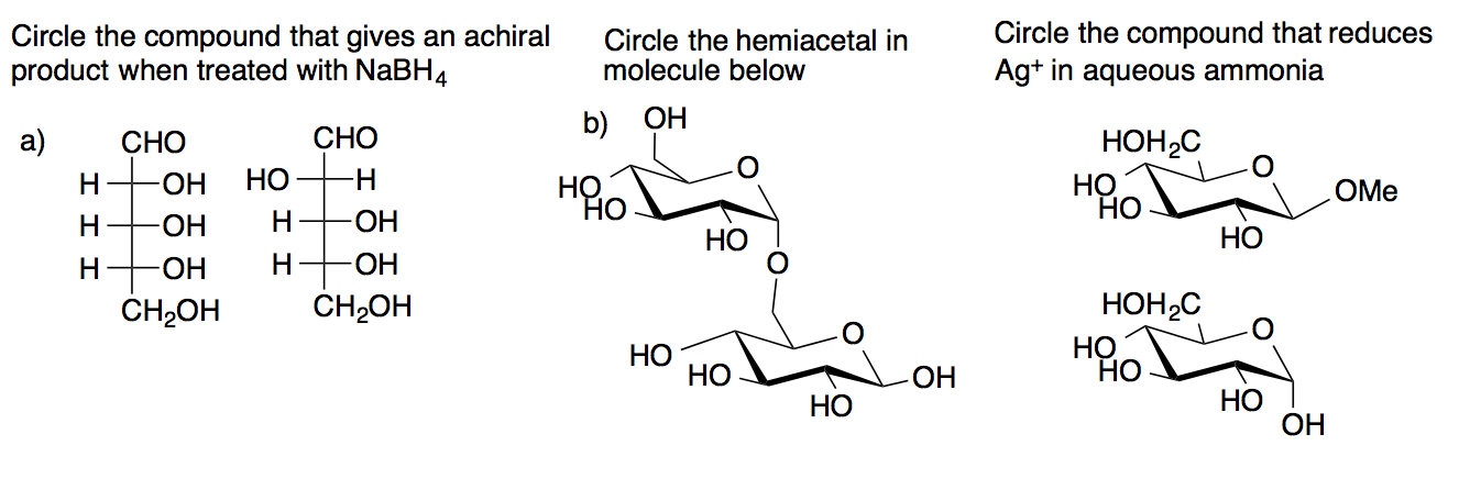 Solved Circle the compound that gives an achiral product | Chegg.com Solved Circle the compound that gives an achiral product | Chegg.com