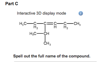 Solved Interactive 3D display mode 0% 0% H H2 H2 H H2 Spell | Chegg.com