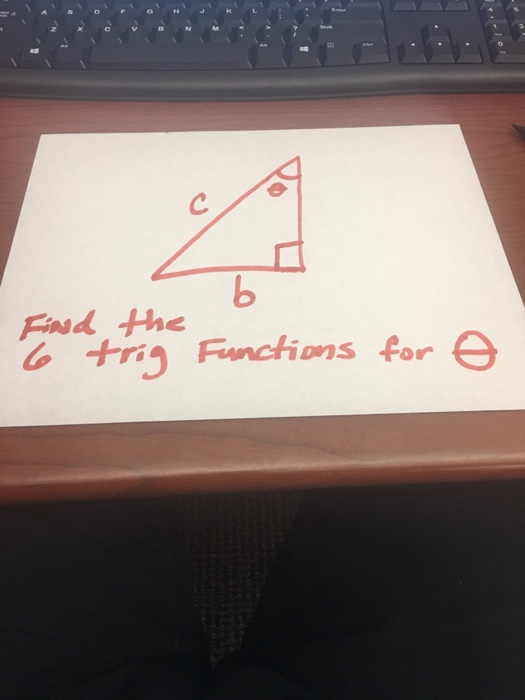 Solved Find the 6 trig Functions for theta | Chegg.com