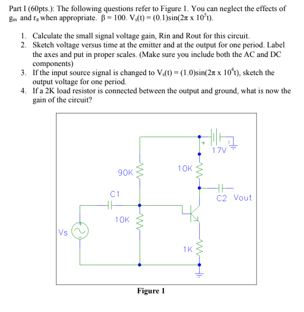 Solved Part I (60pts.): The following questions refer to | Chegg.com