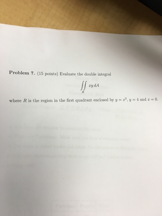 Solved Evaluate the double integral integral integral_R xy | Chegg.com