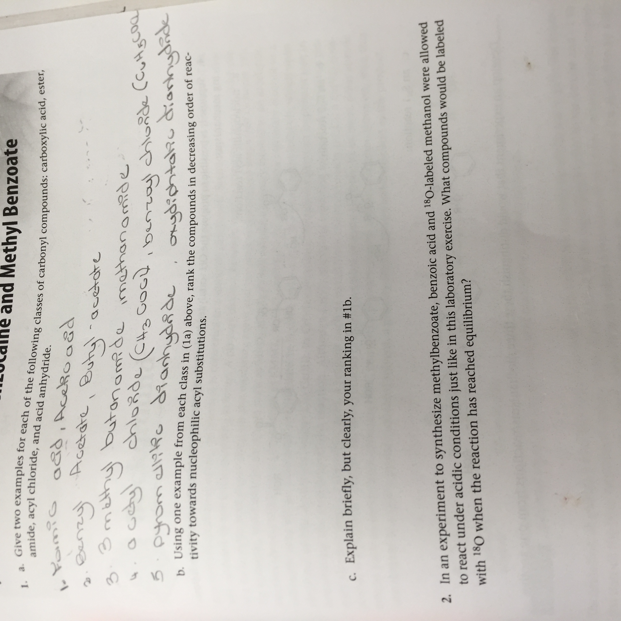 Solved Give two example for each of the following classes of | Chegg.com
