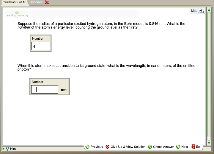 Solved Question 2 of 10 Map A pling Suppose the radius of a | Chegg.com