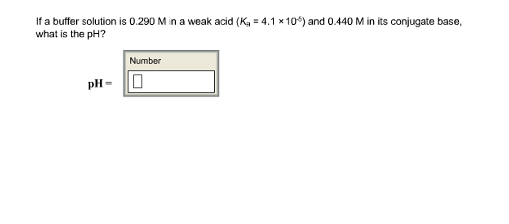 Solved If a buffer solution is 0.290 M in a weak add (K_a = | Chegg.com