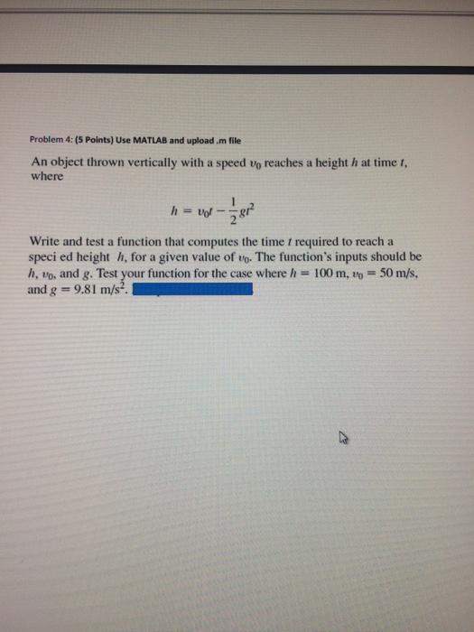 Solved An object thrown vertically with a speed v_0 reaches | Chegg.com