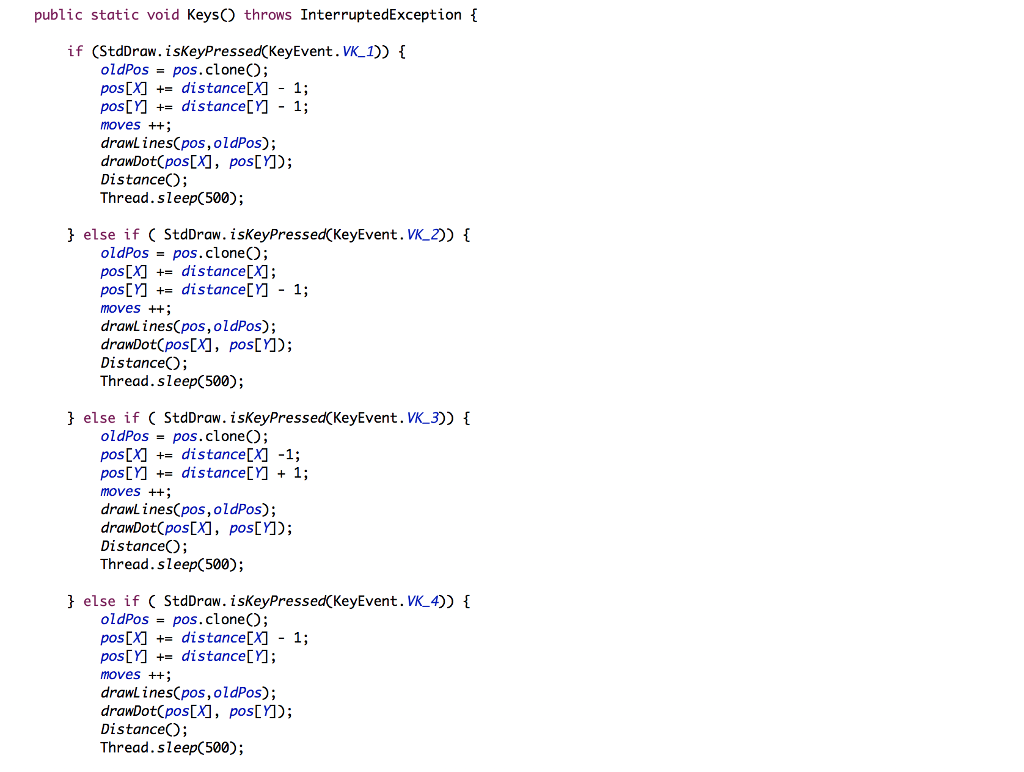 I have the following java program. I want the track | Chegg.com