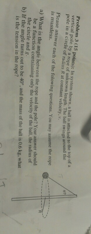 Solved Problem 3 (15 points): In system shown, a ball is | Chegg.com