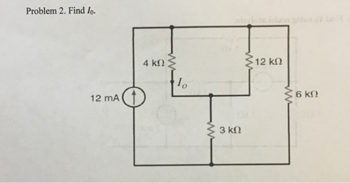 Solved Find I_0. | Chegg.com