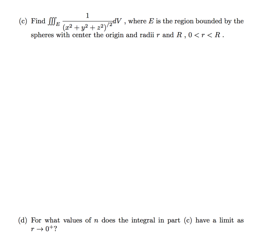 Solved 5. Let JUD dA 2)n/2 (a) Evaluate I where n is an | Chegg.com