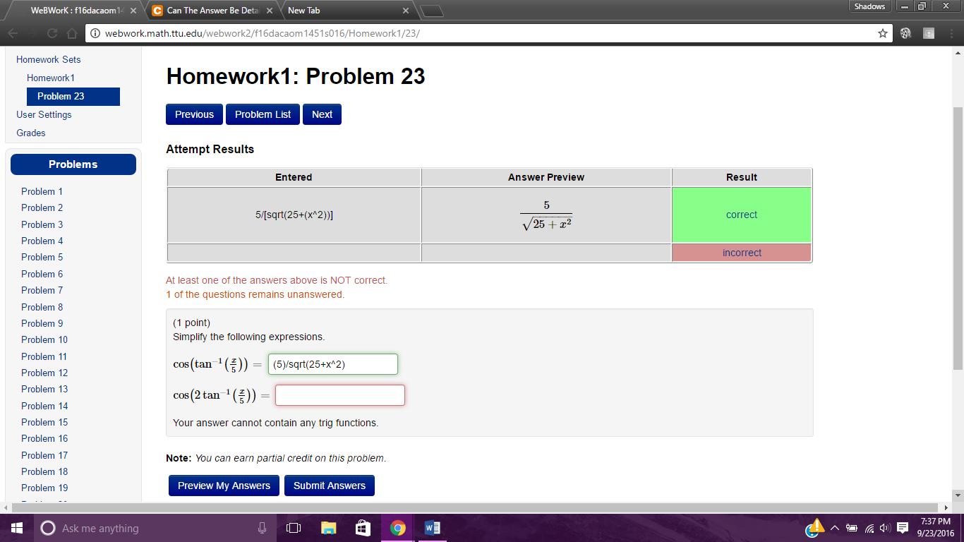 Solved Simplify The Following Expressions Cos tan 1 x 5 Chegg Solved Simplify The Following Expressions Cos tan 1 x 5 Chegg