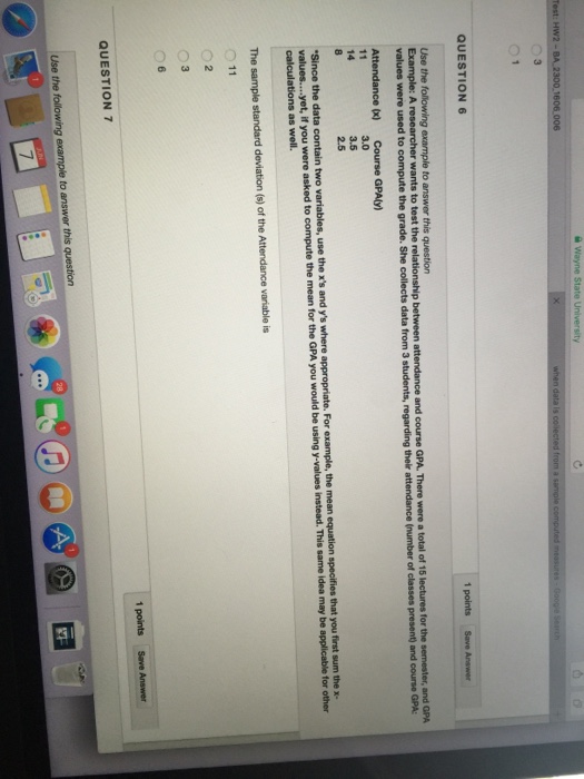 Solved Use the following example to answer this question | Chegg.com