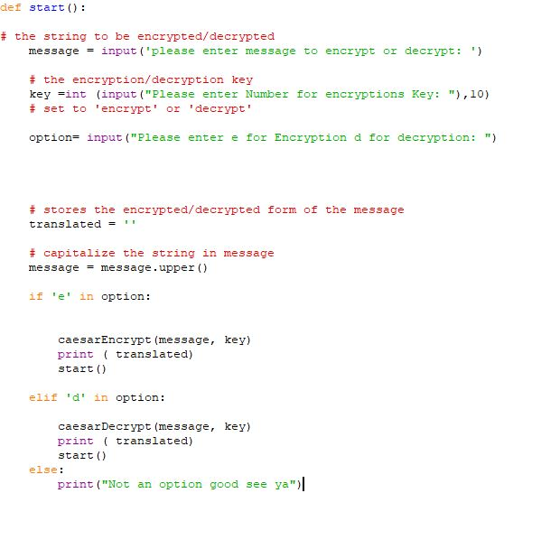 Solved import os # the string to be encrypted/decrypted | Chegg.com