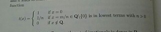 Solved Thomae function exercise 4.2.3 | Chegg.com