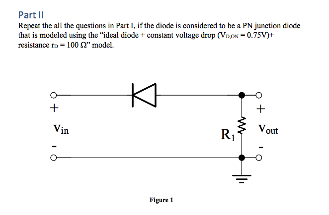 Solved Part I Consider the circuit shown in Figure 1, where | Chegg.com
