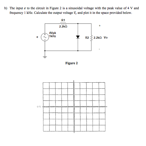 Solved Assume silicon diode with threshold voltage V0.7 V. | Chegg.com